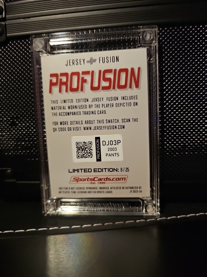 Derek Jeter Jersey Fusion Profusion 8/25 #DJ03P 2003 Game Worn Pants ...