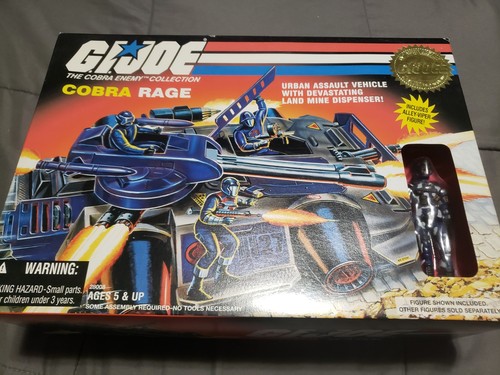 Vintage 1997 Hasbro G.I. Joe Cobra Enemy Cobra Rage Boxed w/ Alley ...