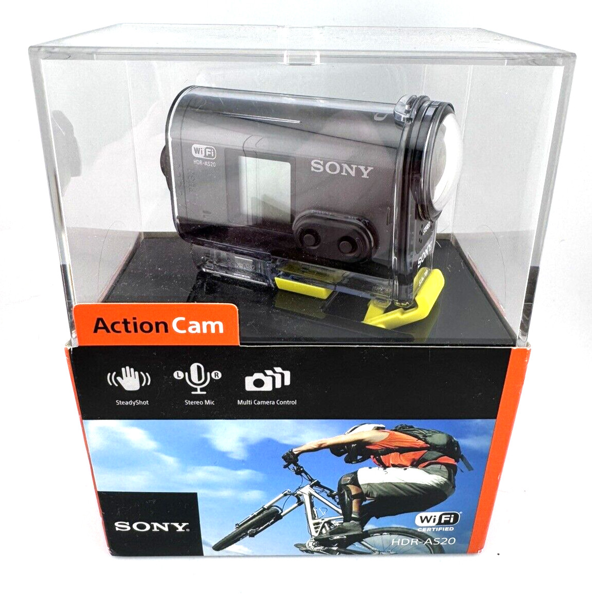 SONY Go Pro New in Box Action Cam HDR AS20 11.9 megapixels