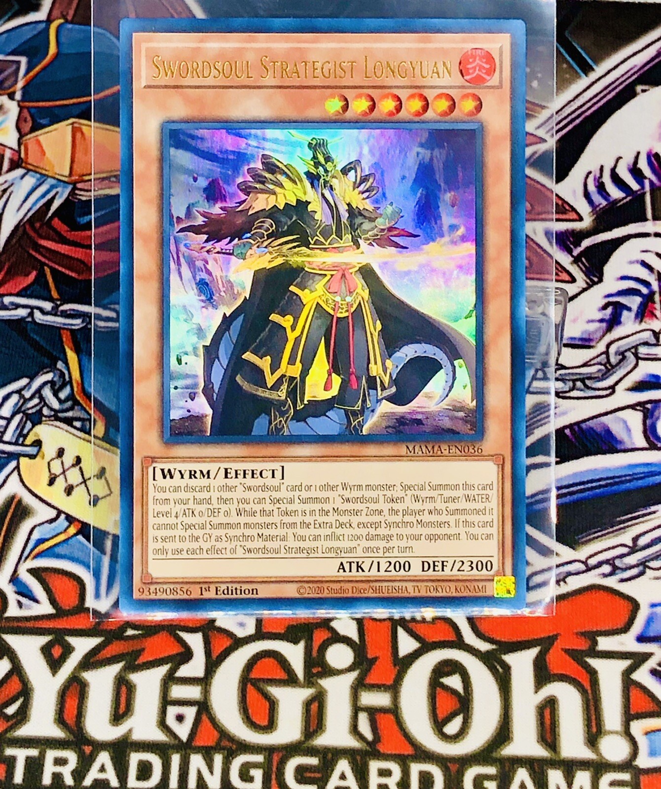 Yu-Gi-Oh! Swordsoul Strategist Longyuan MAMA-EN036 1st Ed Ultra Rare ...