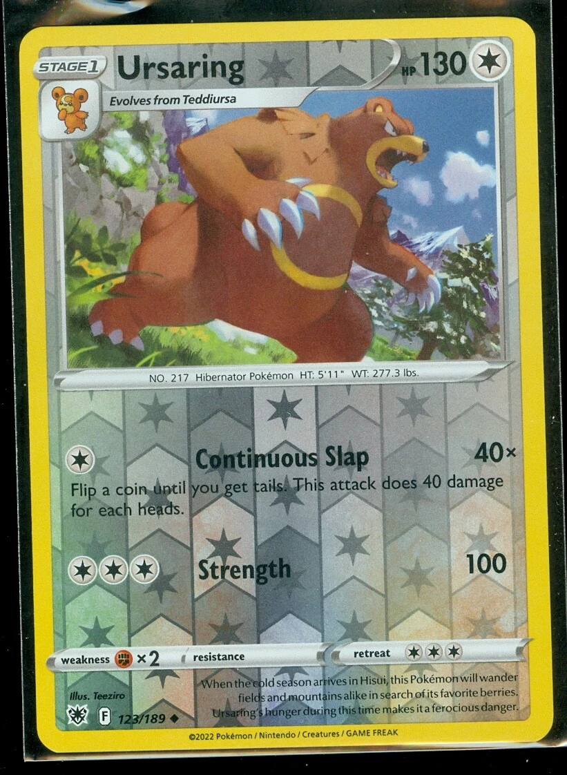 Pokemon Ursaring Card