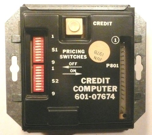 ROWE JUKEBOX part: Warrented-to-Work CREDIT COMPUTER 601-07674 | eBay