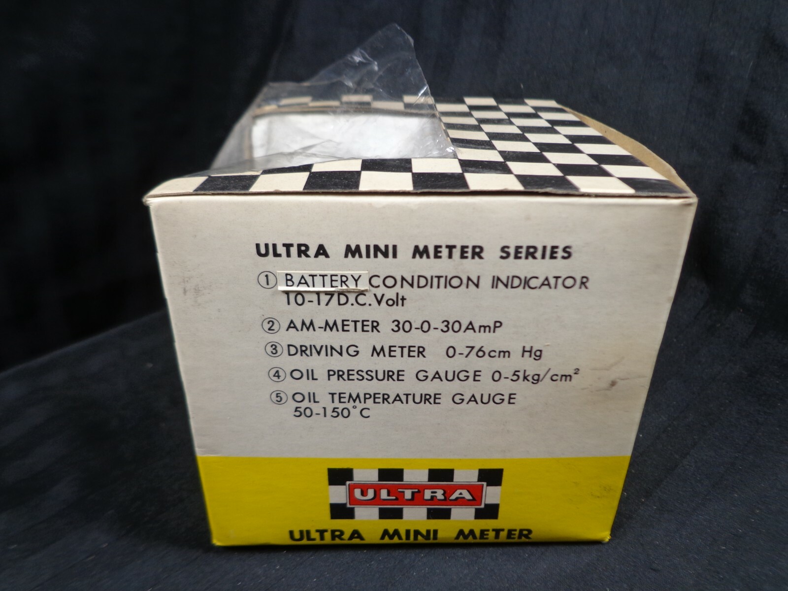 Vintage ULTRA MINI METER - AM METER - GAUGE JAPAN GERMAN Auto 1960'S ...