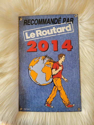 PLAQUE ÉMAILLÉE RESTAURANT GUIDE DU ROUTARD 2014 | eBay