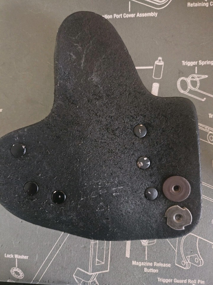 Crossbreed Mini AIWB Kydex Leather Hybrid Holster Ruger LCP II Left ...