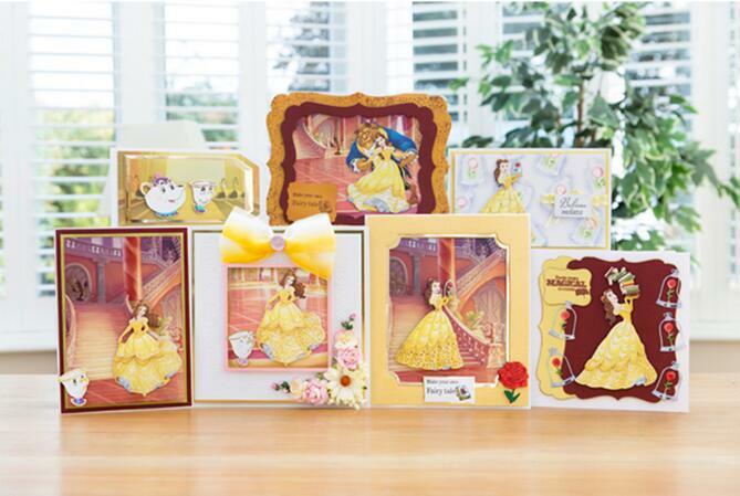 Metal Cutting Dies Princess with Rose cut die DIY Scrapbooking Crafts ...