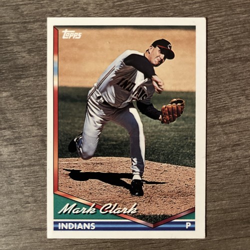 1994 Topps Mark Clark Baseball Card #696 MLB Indians | eBay