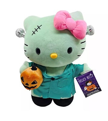 Hello Kitty Frankenstein Halloween 19” Greeter Plush 2024 New With Tags ...