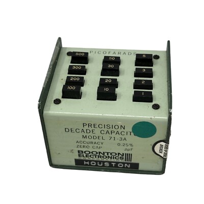 Boonton Electronics Corporation Picofarads 71-3A Precision Decade ...