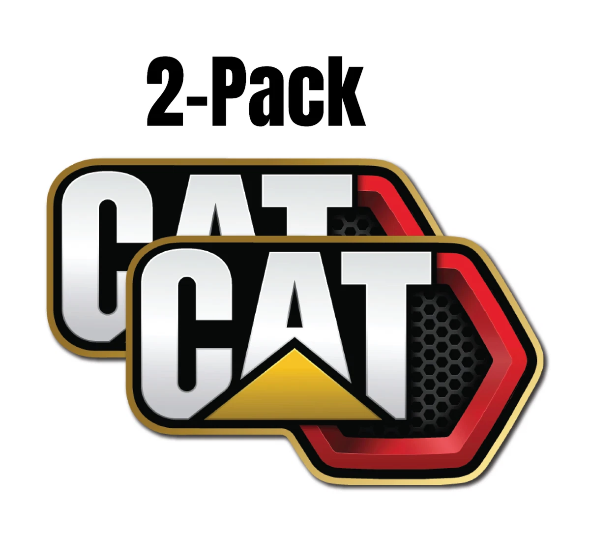 Caterpillar Logo Stickers