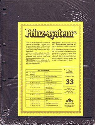 10 Prinz System 3 strip double sided Pages stock sheet | eBay Australia