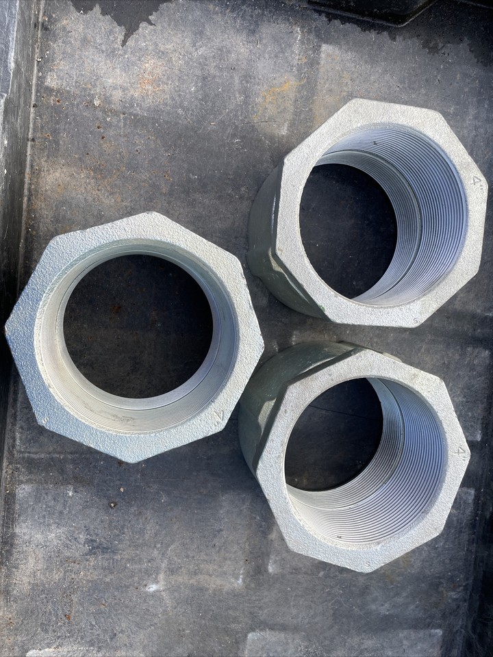 4" Malleable Iron 3 Piece Erickson Coupling For Use on Rigid & IMC ...