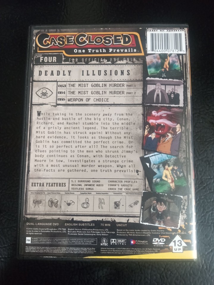 Case Closed: One Truth Prevails – Deadly Illusions 704400078125| eBay