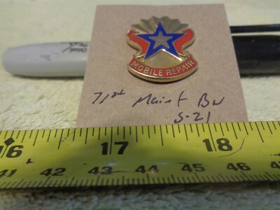 71st Maintenance Battalion S-21 Unit Crest, DI, DUI (DRAW#213) | eBay