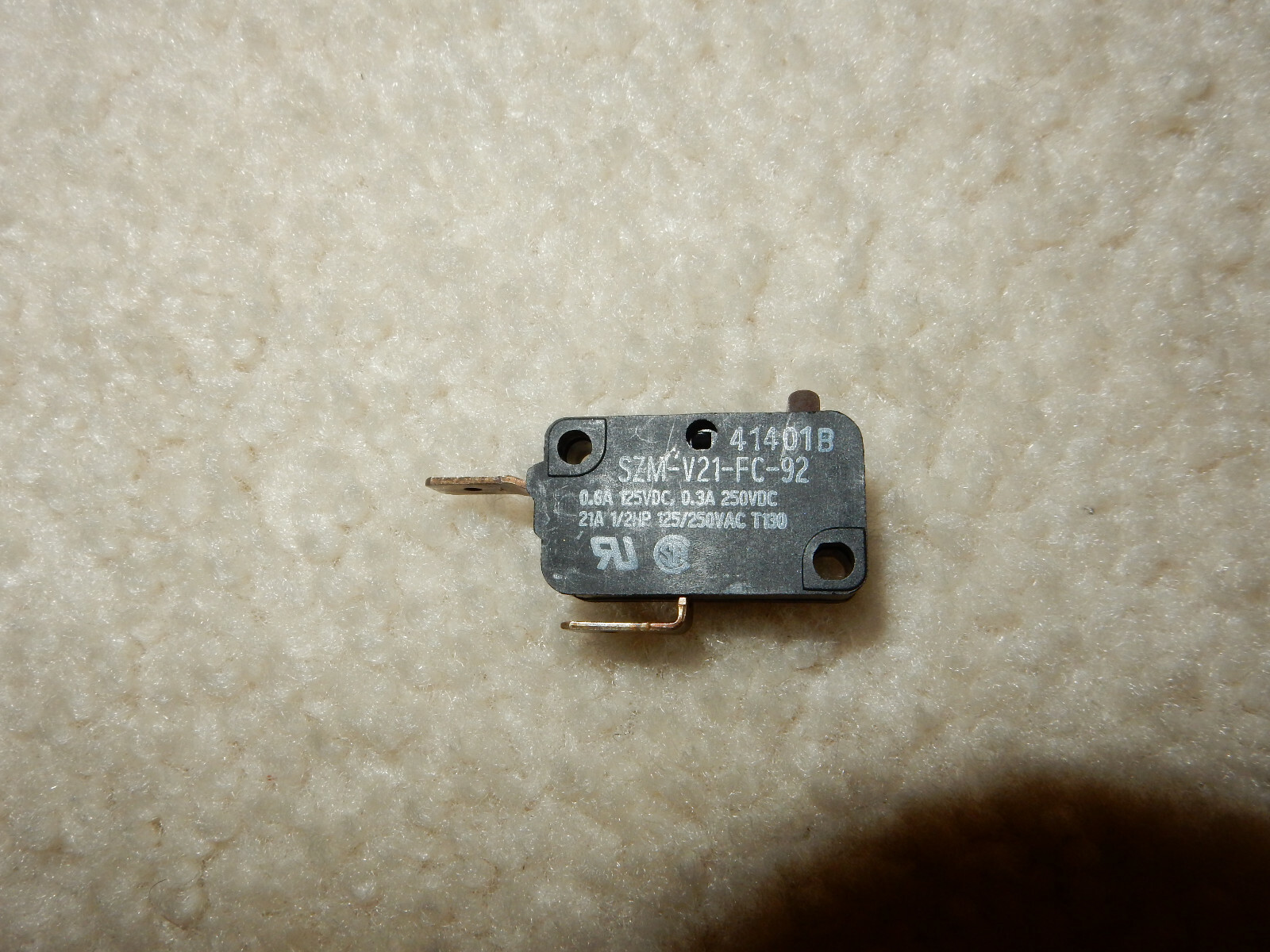 Door Switch 41401 B SZM-V21-FC92 for KitchenAid Microwave model ...