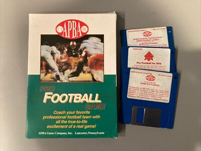 APBA Pro Football Game for Computer | eBay