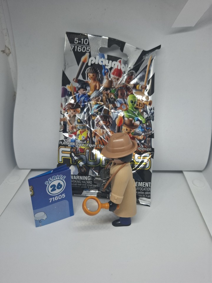 Playmobil series 26 boys detective investigator Figure Brand New 71605 ...