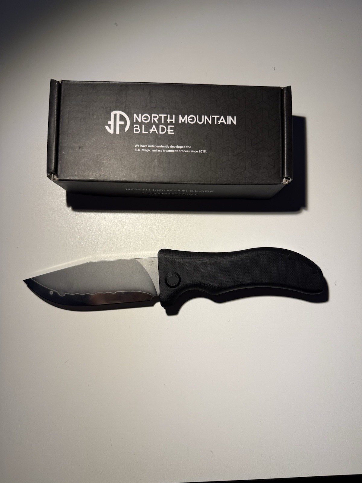 North Mountain Blades Lucky Dog Black G10 Folding SLD-MAGIC Pocket ...