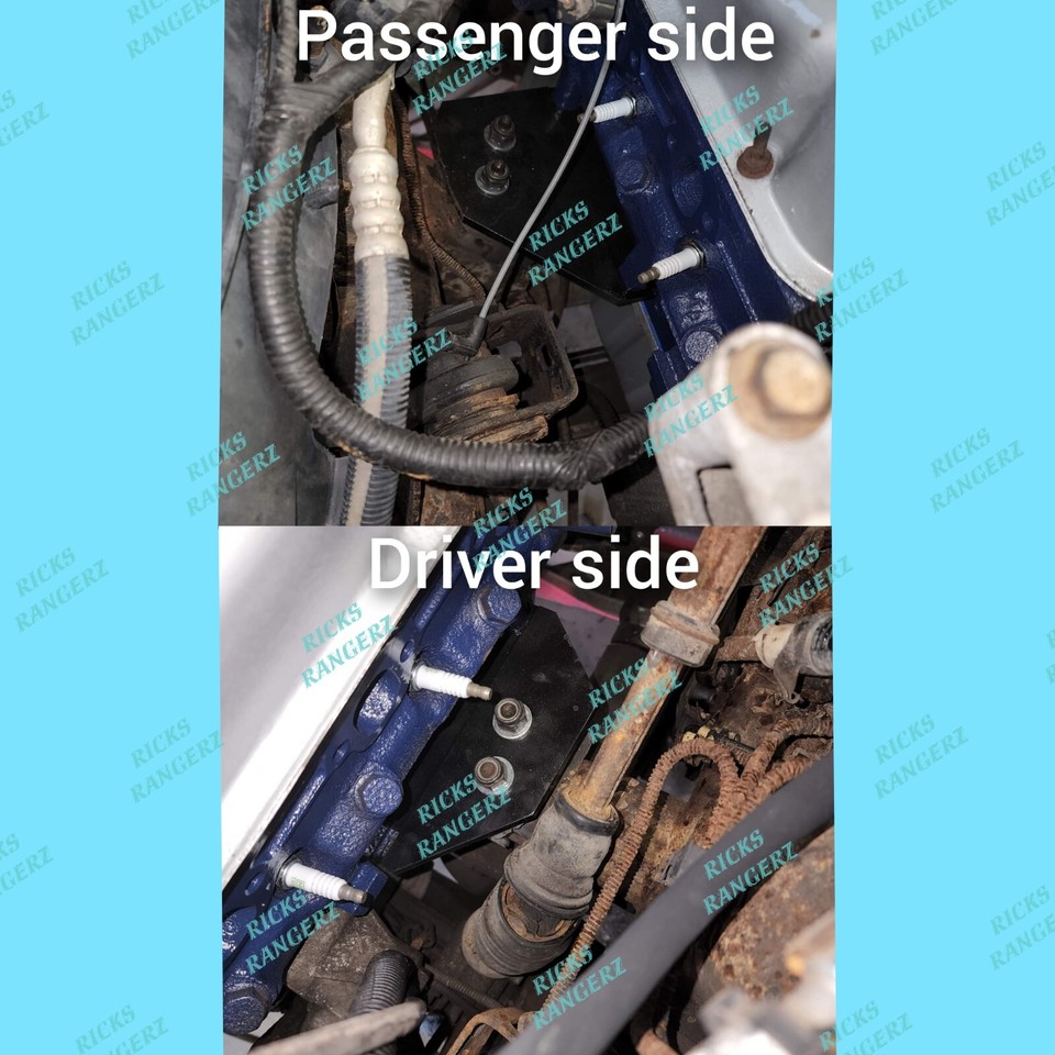 98-11 Ford Ranger 4x4/2wd Edge V8 302 mounts swap kit plates. 96-01 ...