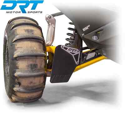 DRT Billet Aluminum Extended Rear Mud Rock Flap Guards Guard Can Am ...