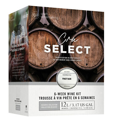 Wine Ingredient Kit - CRU SELECT California Style Pinot Noir | eBay