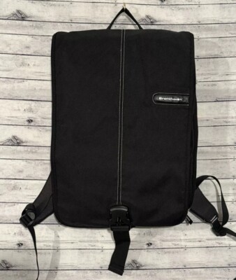 BRENTHAVEN Laptop Backpack Pro Style Slim Pack Black Water Resistant | eBay