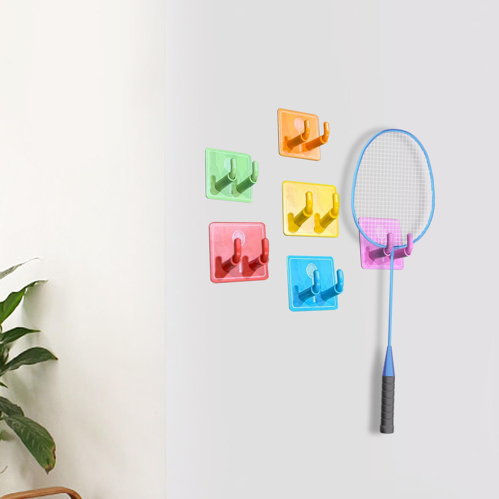 6x Wall Mounted Tennis Racquet Rack For Storage, Hanging | eBay