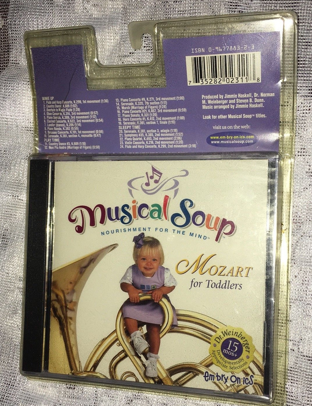Musical Soup Mozart for Toddlers CD - A166 for sale online | eBay
