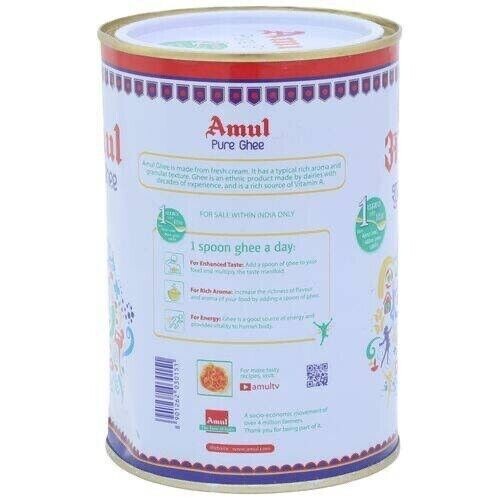 Amul Pure Ghee 1 ltr Tin (905 g) Cooking Oil Ghee Healthy Clarified ...