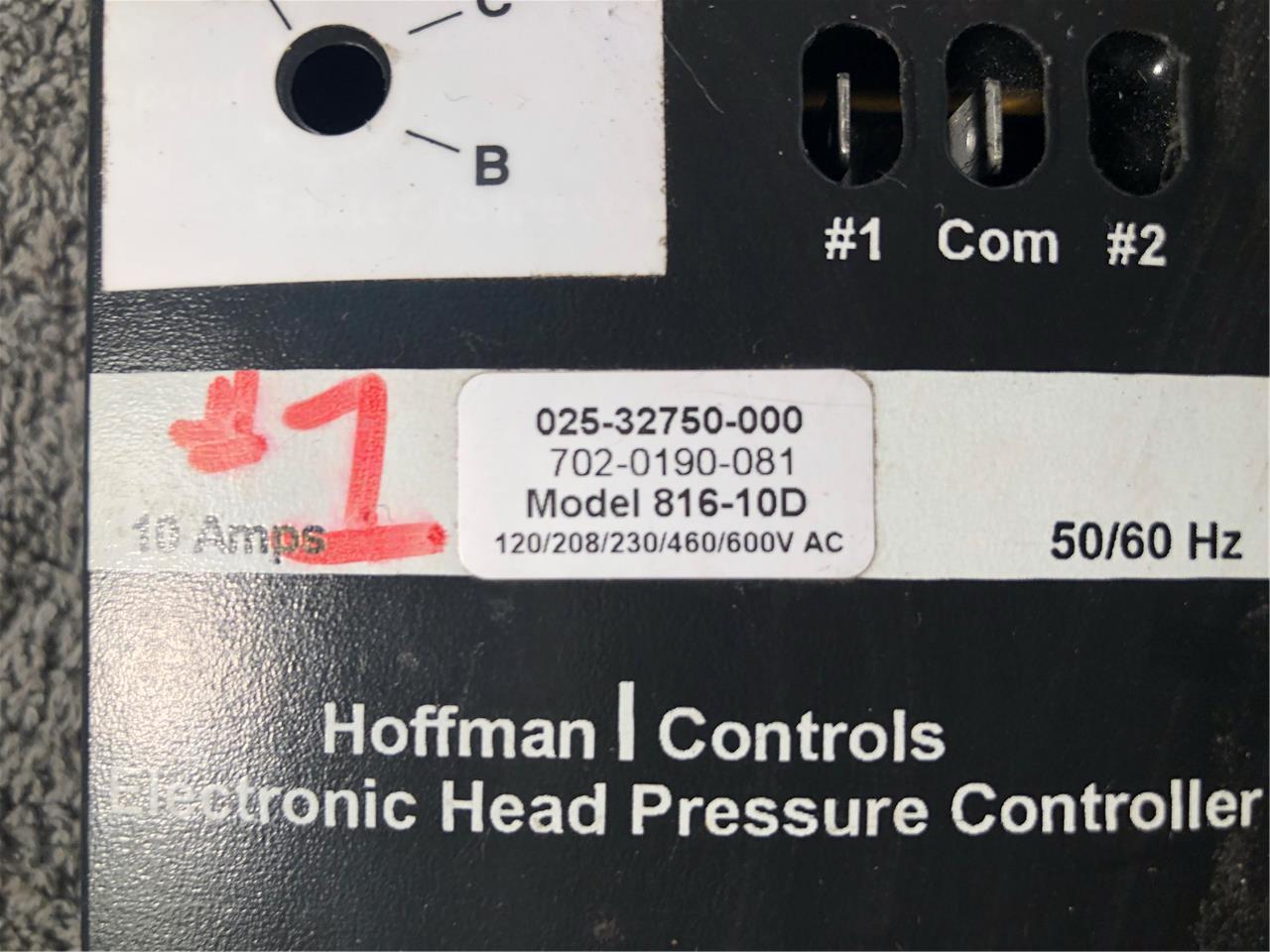 Hoffman Controls 816-10D Electronic Head Pressure Controller 025-32750 ...