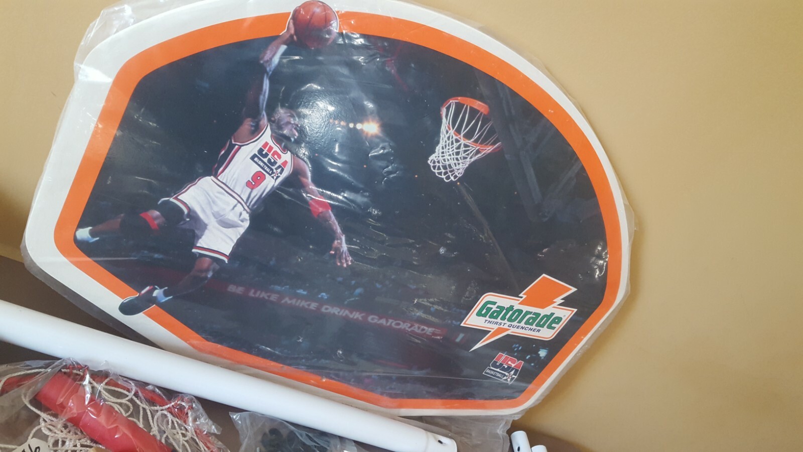 Michael Jordan Gatorade Basketball Hoop 1992 Bulls Hutch The Last Dance ...