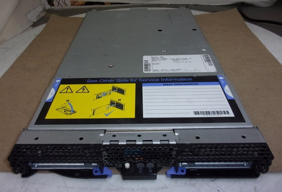 IBM BLADECENTER Hs22 7870 Blade Server 2 X Quad Core CPU No/hdd/memory ...