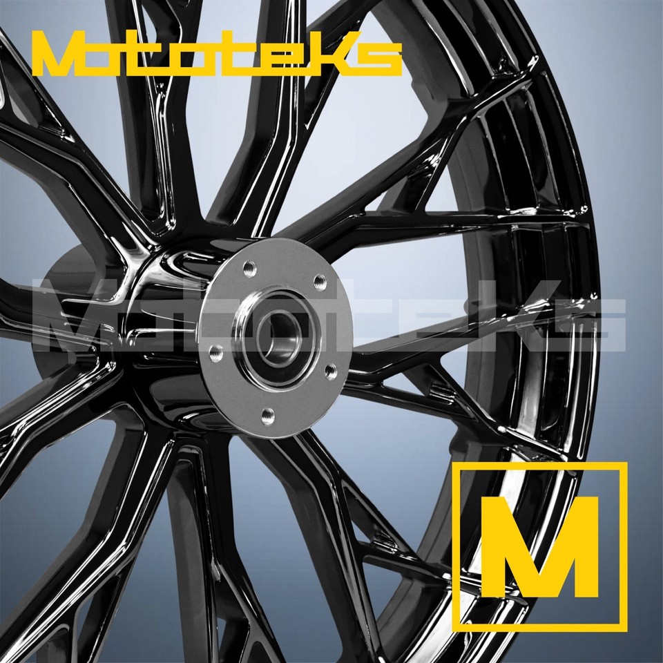 21" 21X3.5 RAIDER MAG WHEEL BLACK FOR HARLEY TOURING MODELS FRONT RIM ...