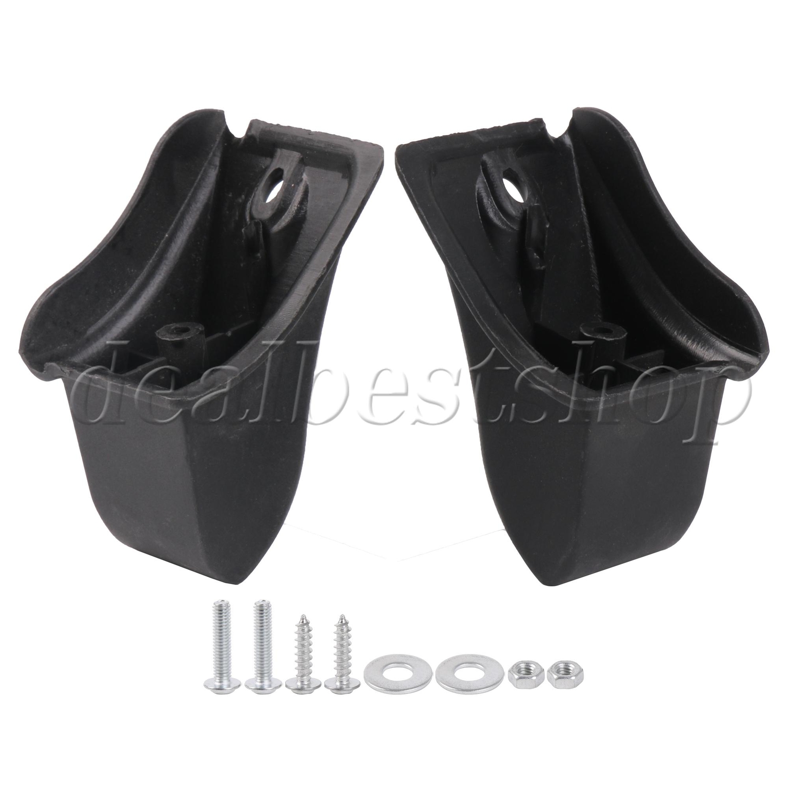 2 x Luggage Bracket Side Feet Baggage Stud Foot Pad 1.18" Z017 Black | eBay