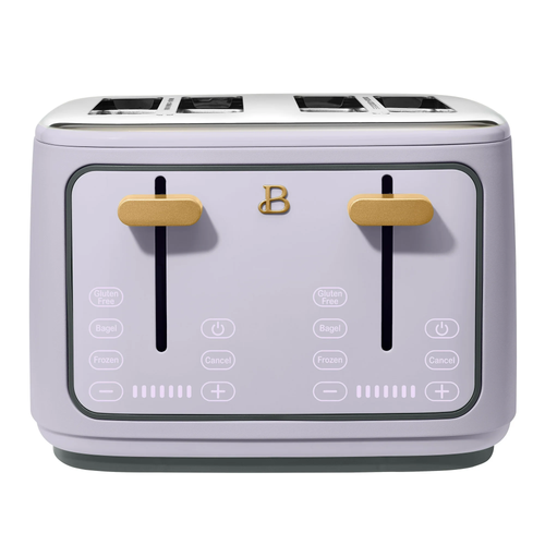 Beautiful 19474 4-Slice Toaster with Touch-Activated Display, Lavender ...