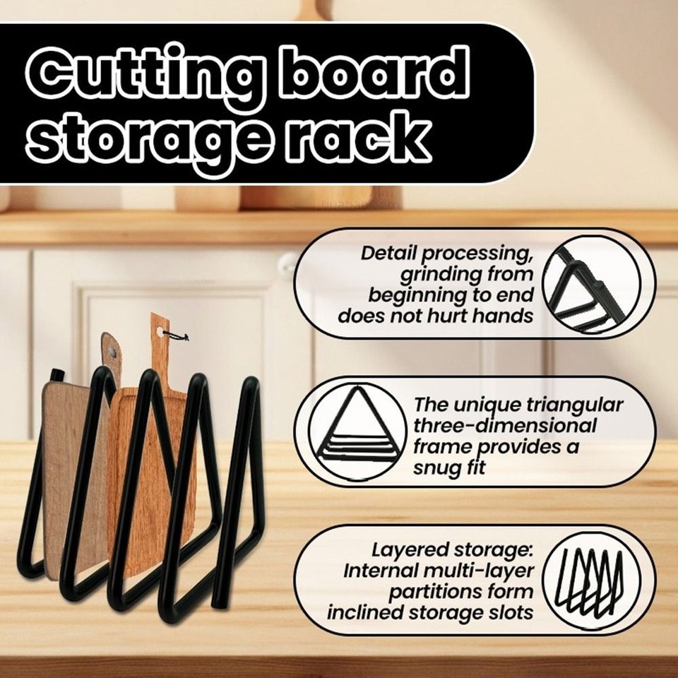 Metal Cooking Pallet Triangle Rack Chopping Board Holder Butcher | eBay UK