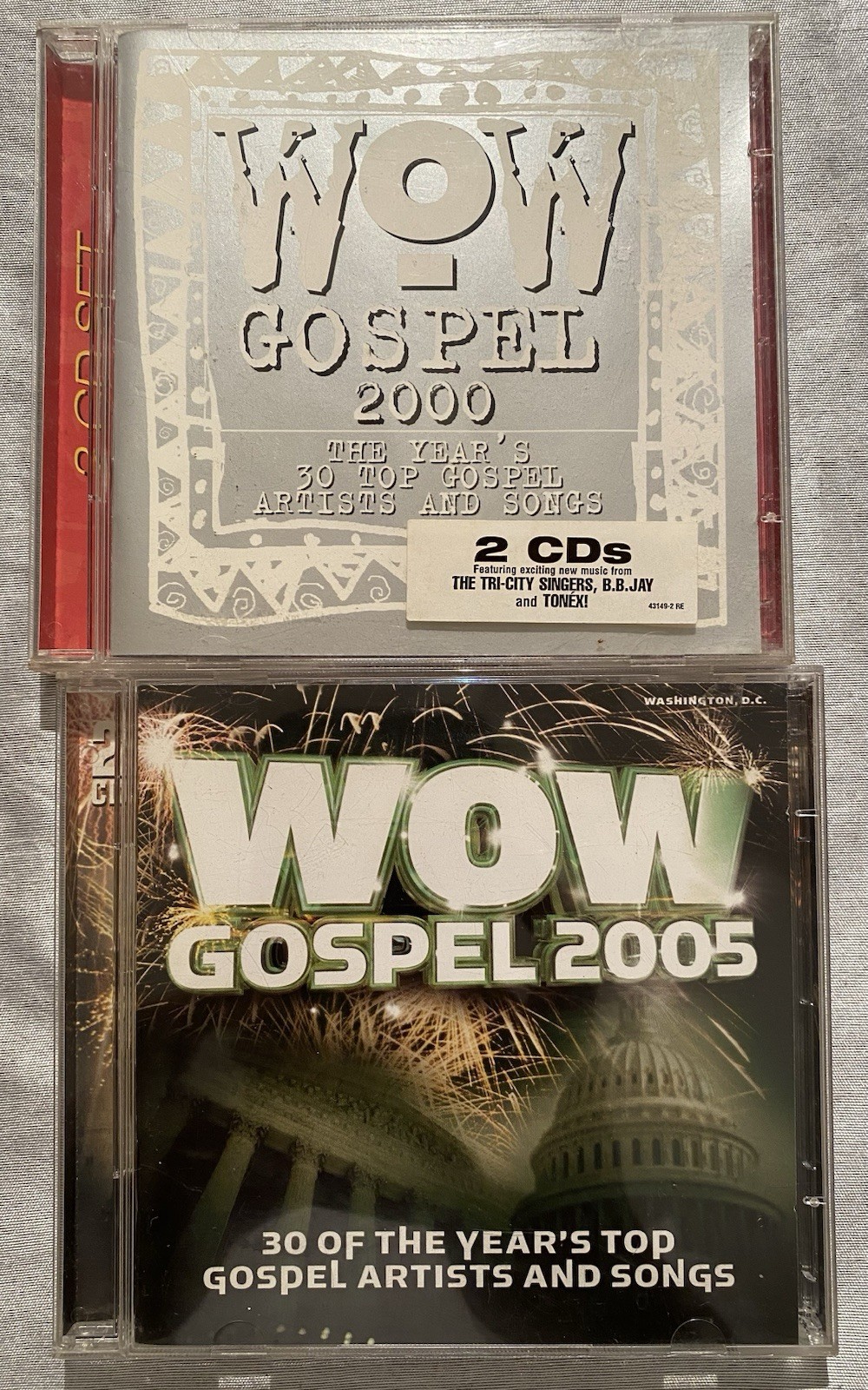 Lot Of 2 Wow Gospel Music CDs 30 Top Gospel Artists For 2000 & 2005 | eBay