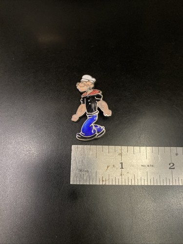 VTG Popeye The Sailor Man Enamel Hat Lapel Pin | eBay