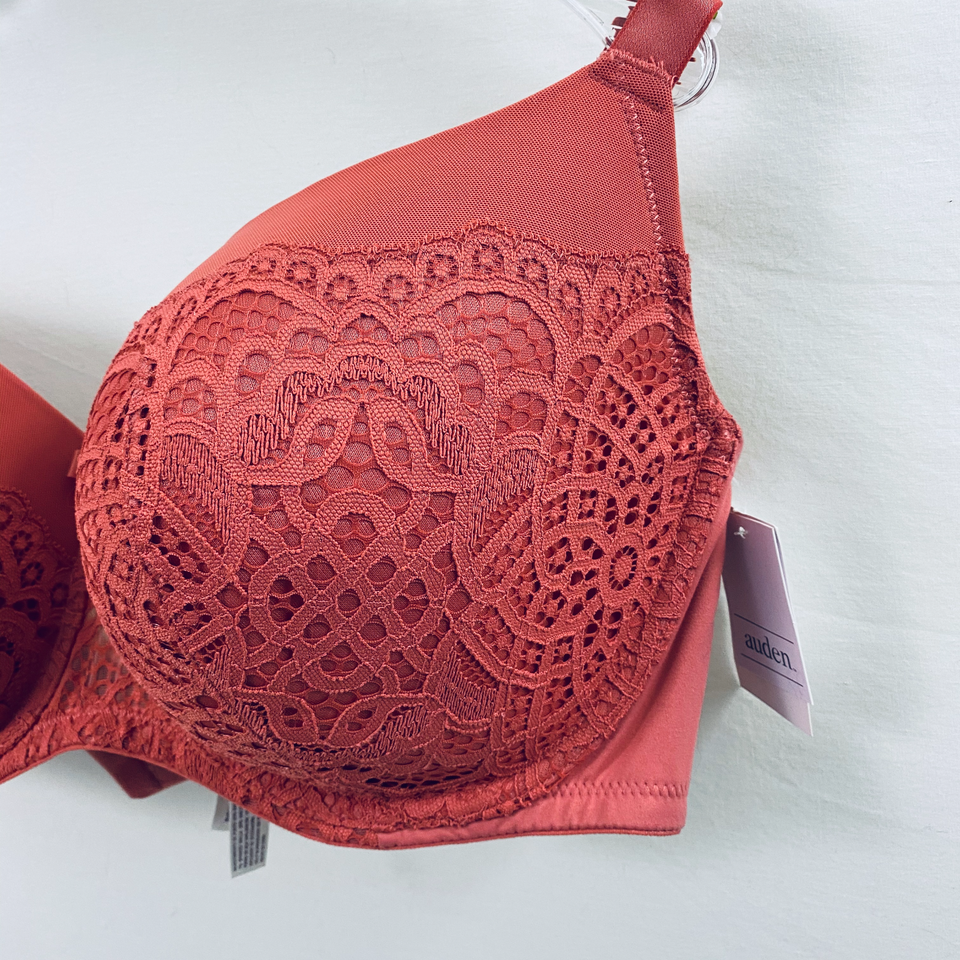 Women's Plus Size Lightly Lined Balconette Bra Auden 42DD,44C,44D,46C-D ...