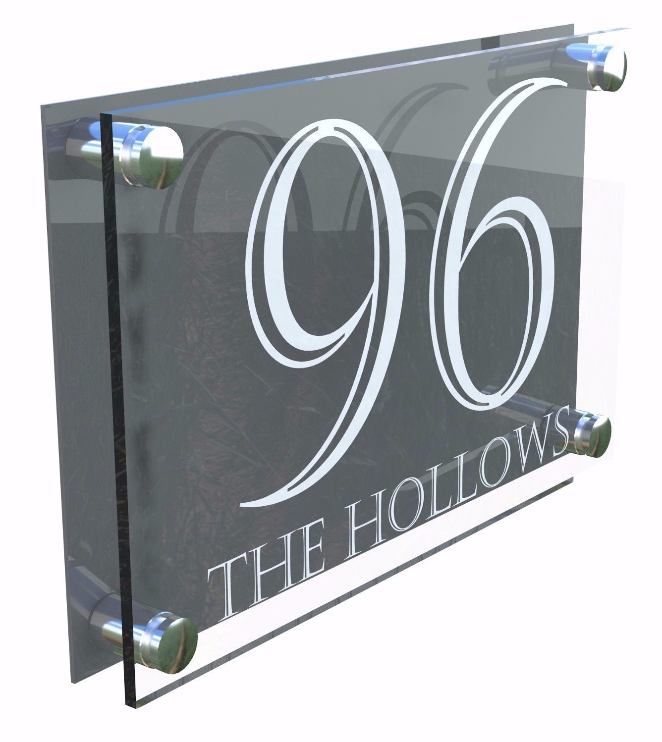 PERSPEX HOUSE SIGNS / PLAQUE / DOOR / NUMBER / PERSONALISED ACRYLIC ...