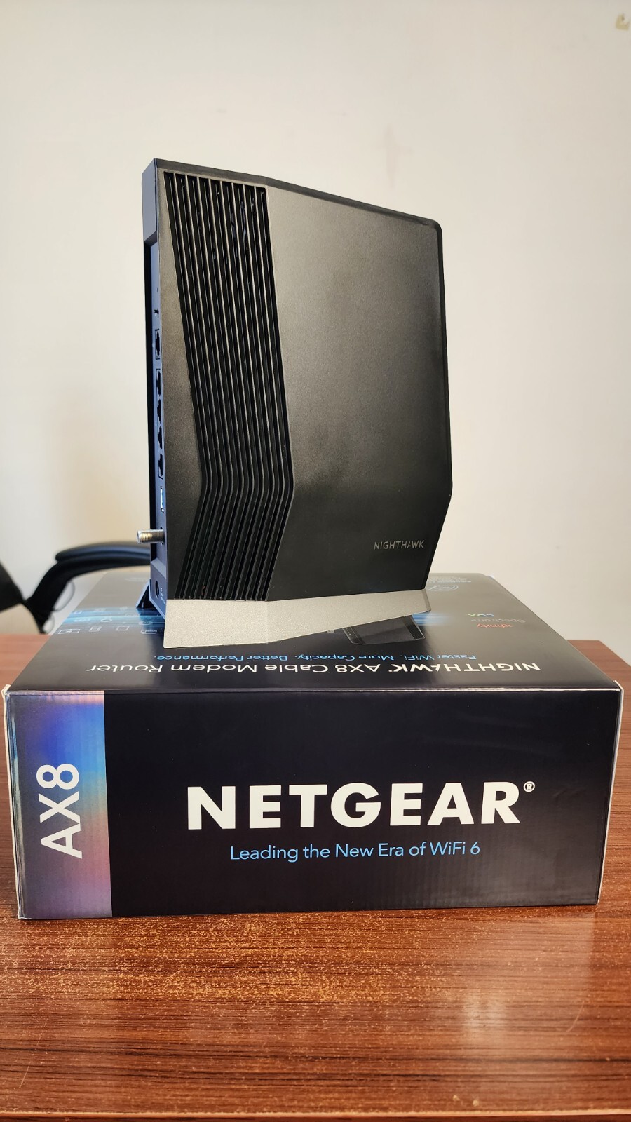 NETGEAR Nighthawk Cable Modem WiFi 6 Router (CAX80) AX6000 DOCSIS 3.1 ...