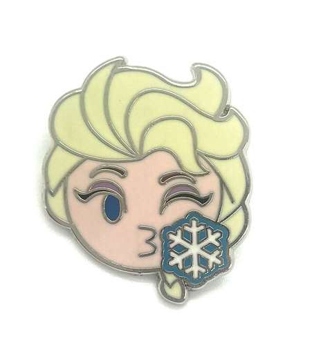 New! WDW Disney Parks Frozen Elsa Blowing Kiss Emoji Blitz Pin | eBay