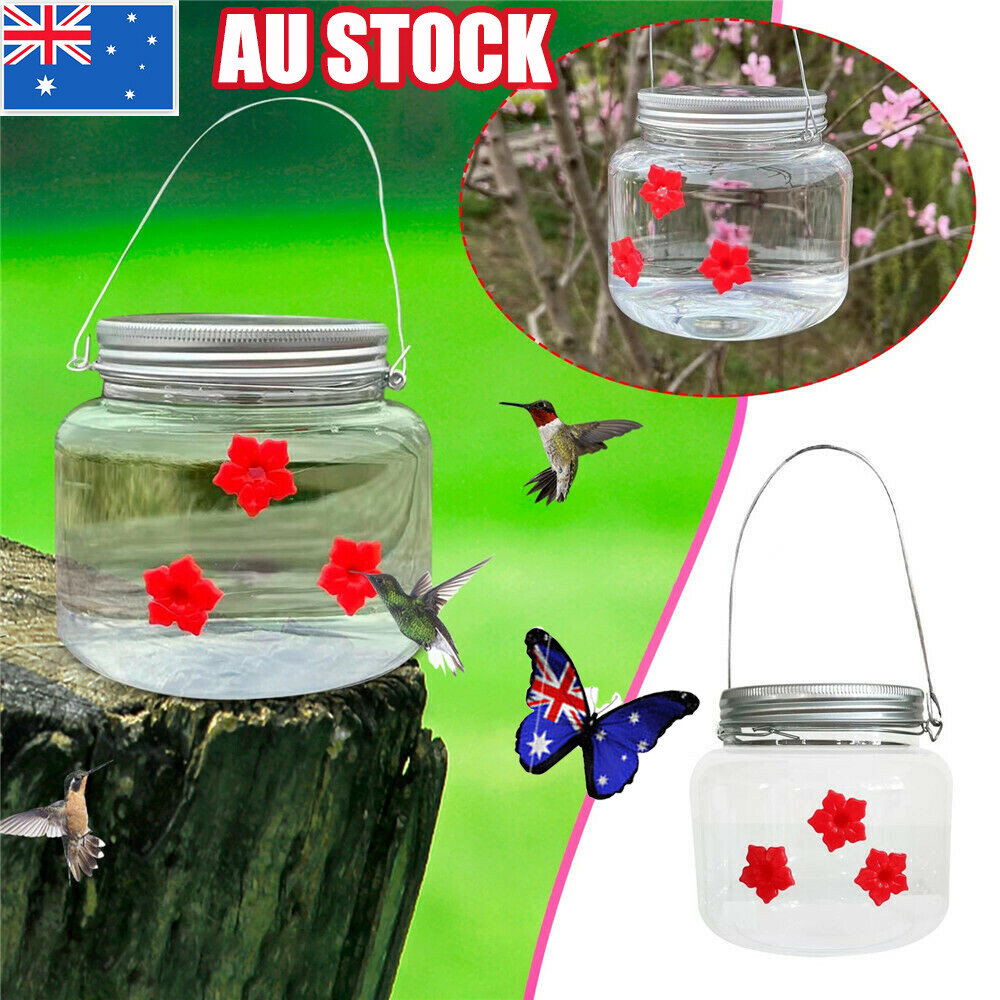 Mason Jar Hummingbird Feeder Upgrade Hummingbird Feeders for Outdoors ...