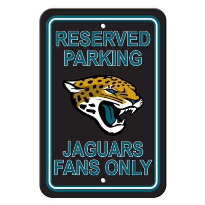 NFL Jacksonville Jaguars Home Room Office Decor Reserved Parking Sign 12"x18" | eBay