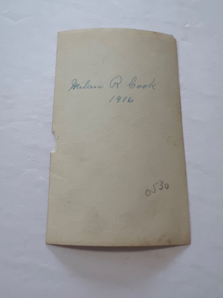 VTG Snapshot Photo Handsome Stylish Man 1916- Milan R Cook | eBay