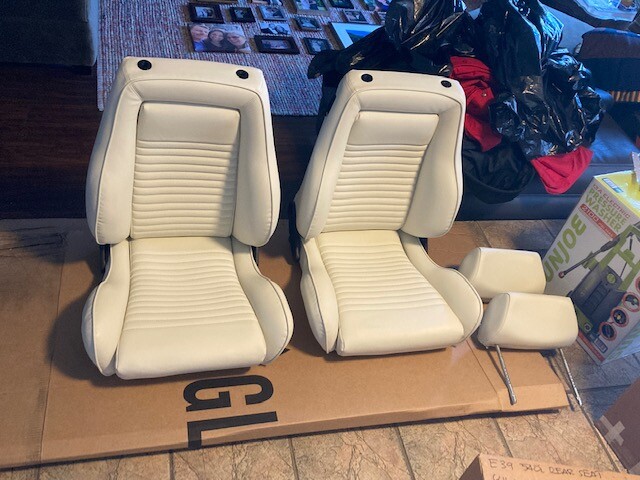 PORSCHE RECARO BMW E10 REUPHOLSTERED REBUILT GERMAN VINYL/TARTAN PLAID ...