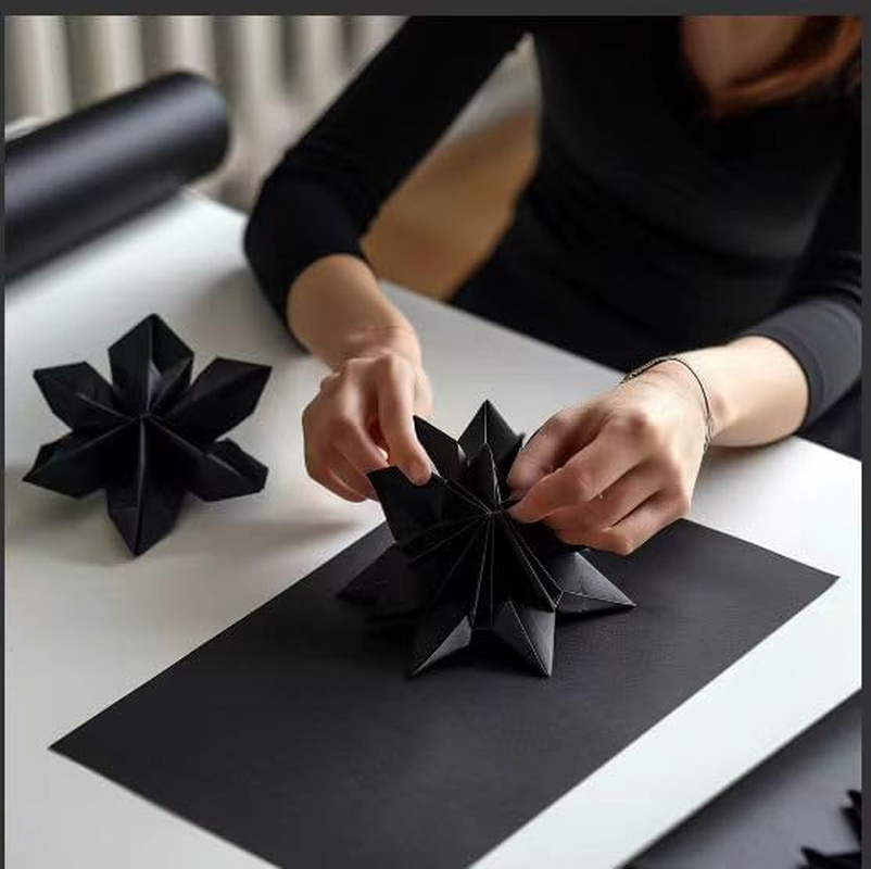 Black Kraft Paper Roll -Mini Roll- 17In X 32.8Ft(46.8Sqft) Recyclable ...