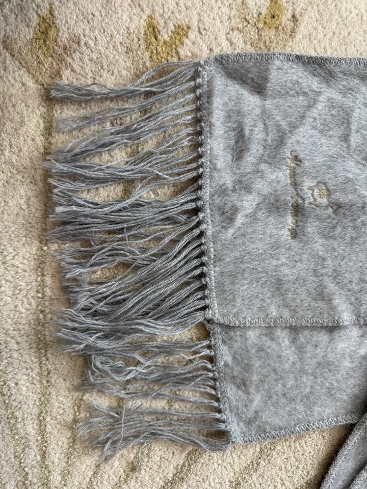 Alpaca Camargo Gray Alpaca Wool Blend Scarf Made/Peru 9 inches x 68 ...