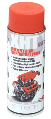 High Temperature Paint Car Engine Exhausts Metal Surface Spray E-Tech ...