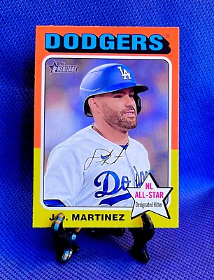 JD MARTINEZ 2024 Topps Heritage NL All Star Card #434 Los Angeles ...